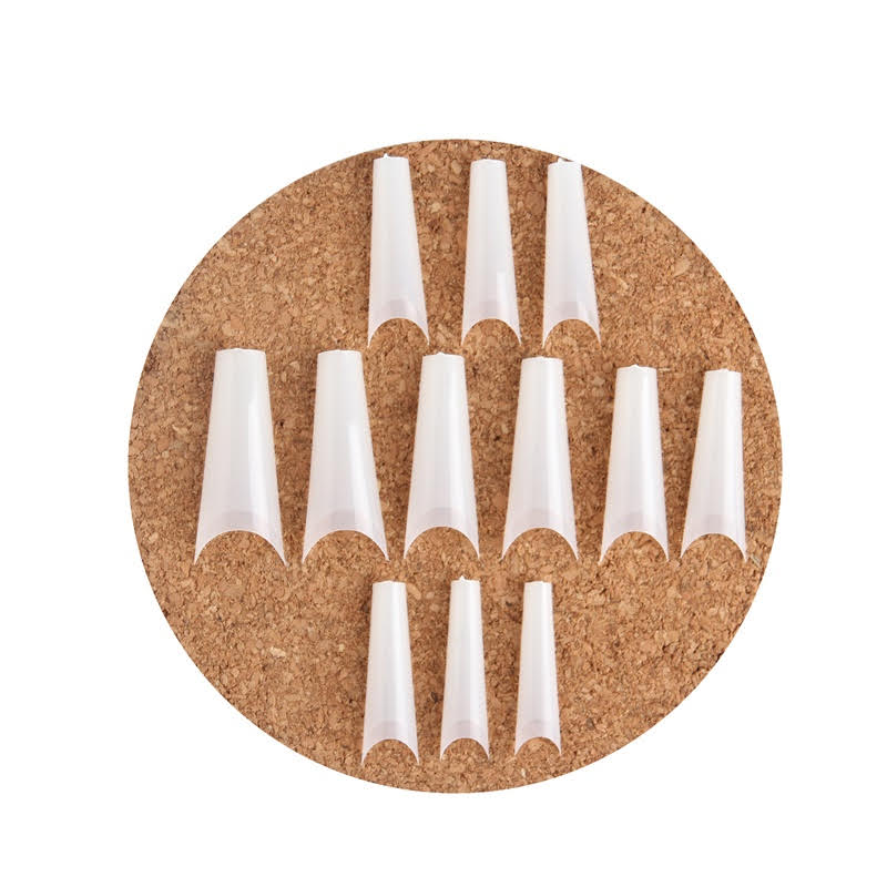 C Curved Coffin Nail Tips – TERE´S NAIL SUPPLIES